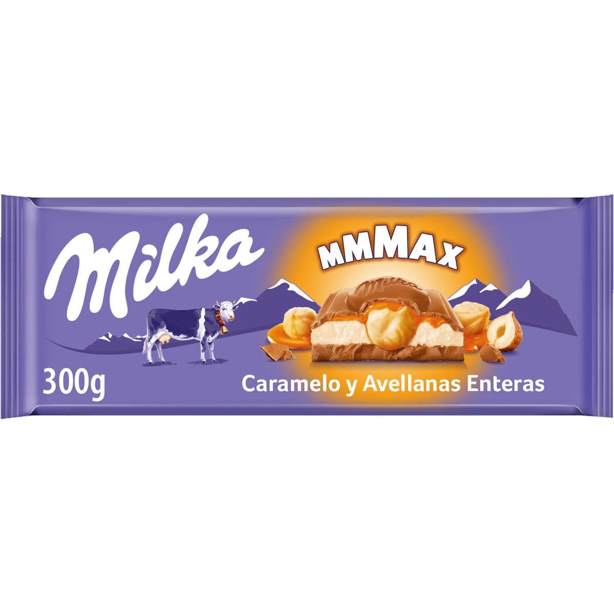 Buy MMMAX milk chocolate, caramel and whole hazelnuts tablet 300 g ...