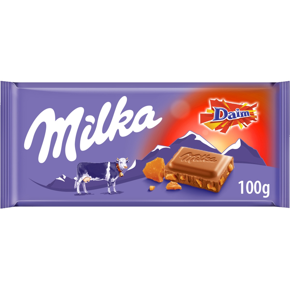 Comprar Daim chocolate con leche relleno con trozos de caramelo tableta ...