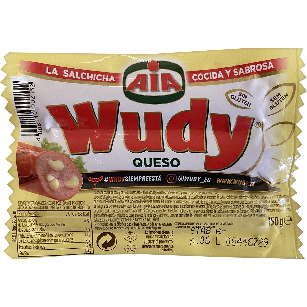 Buy Aia classic smoked turkey and chicken sausages with cheese, gluten ...