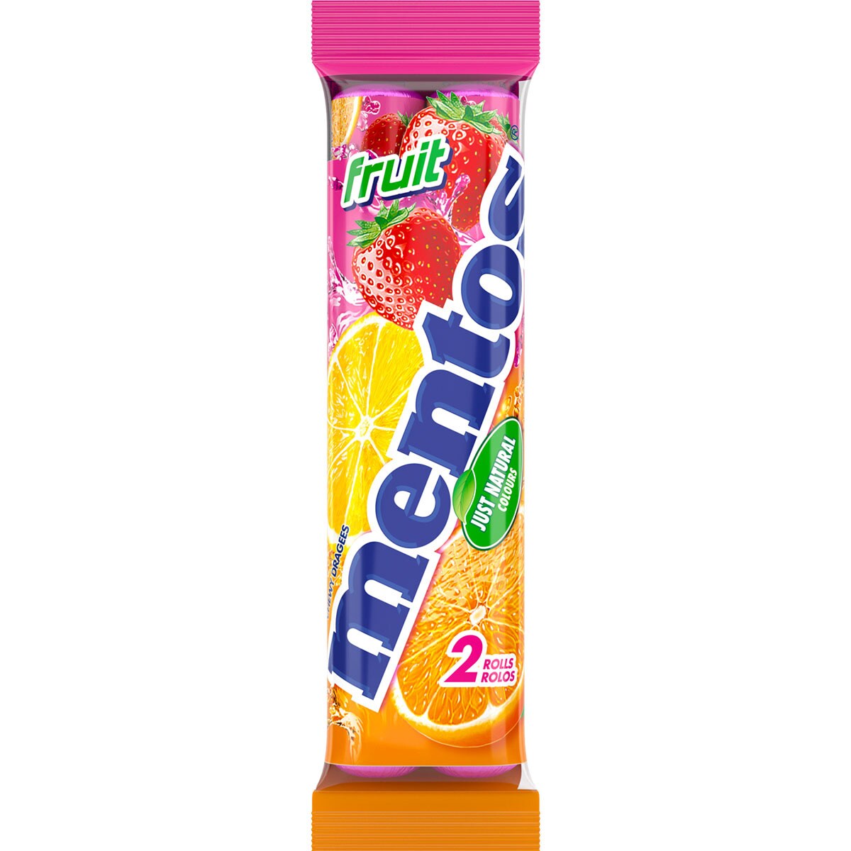 Buy Fruit sweets 2-roll pack 76 g · MENTOS · Supermercado El Corte Inglés