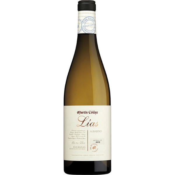 Comprar vino blanco albariño crianza sobre lías DO Rías Baixas botella ...