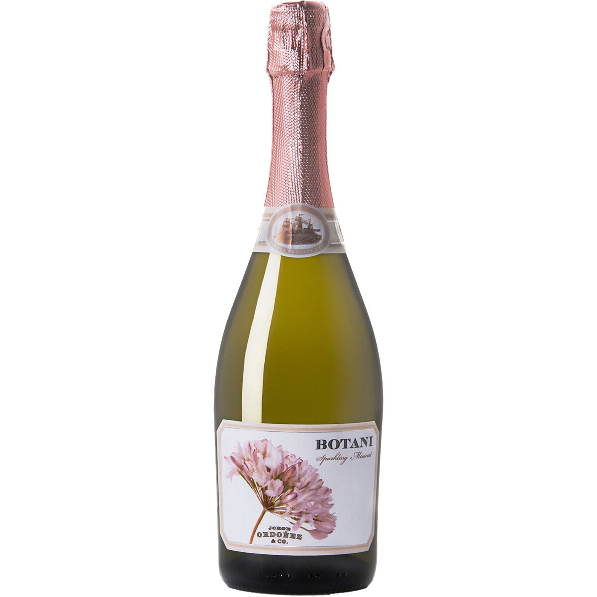 Sparkling dry white wine 100% Muscat of Alexandria DO Sierras de Málaga ...