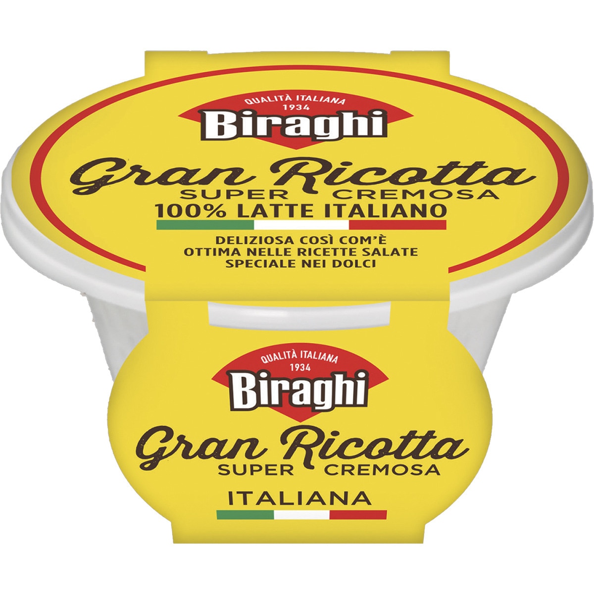 Gran ricotta italiana tarrina 230 g · BIRAGHI · Supermercado El Corte ...