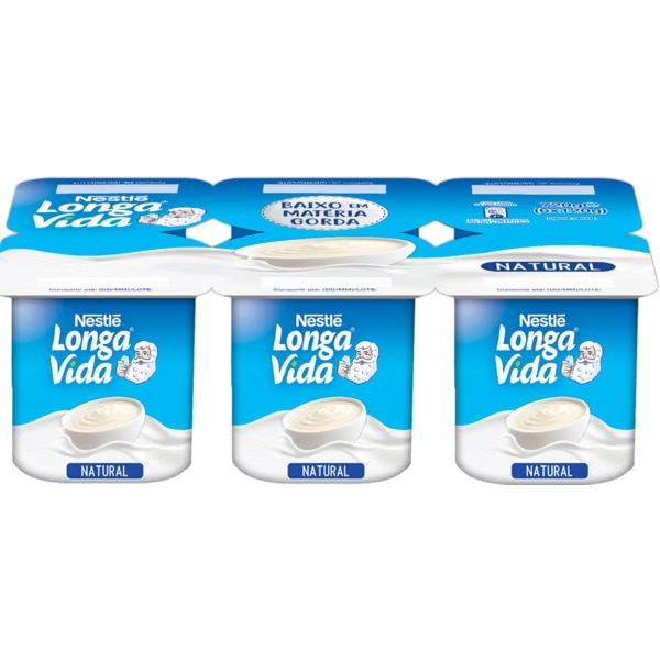 Comprar Iogurte Natural Pack 6 embalagem 120 g · Longa Vida ...