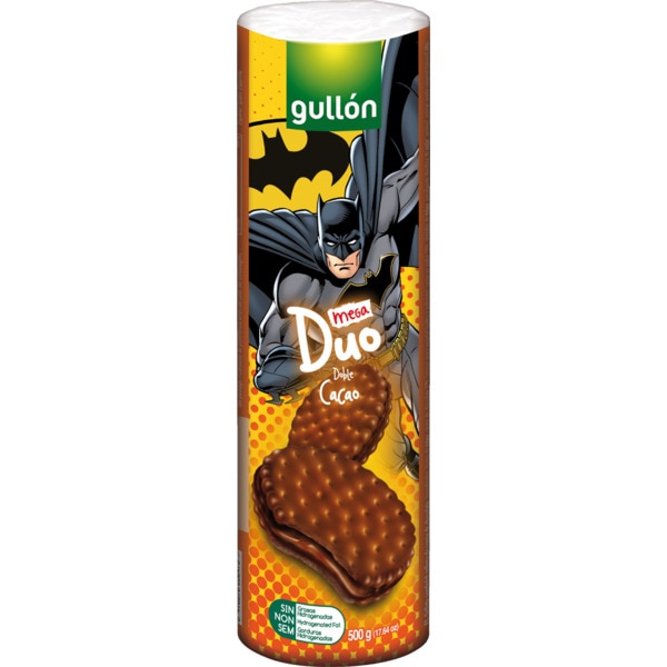 Bolachas Mega Duo Com Recheio De Cacau Embalagem 500 G · Gullón