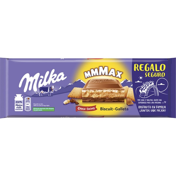 Comprar MMMAX Choco-Swing chocolate con galleta tableta 300 g · MILKA ...