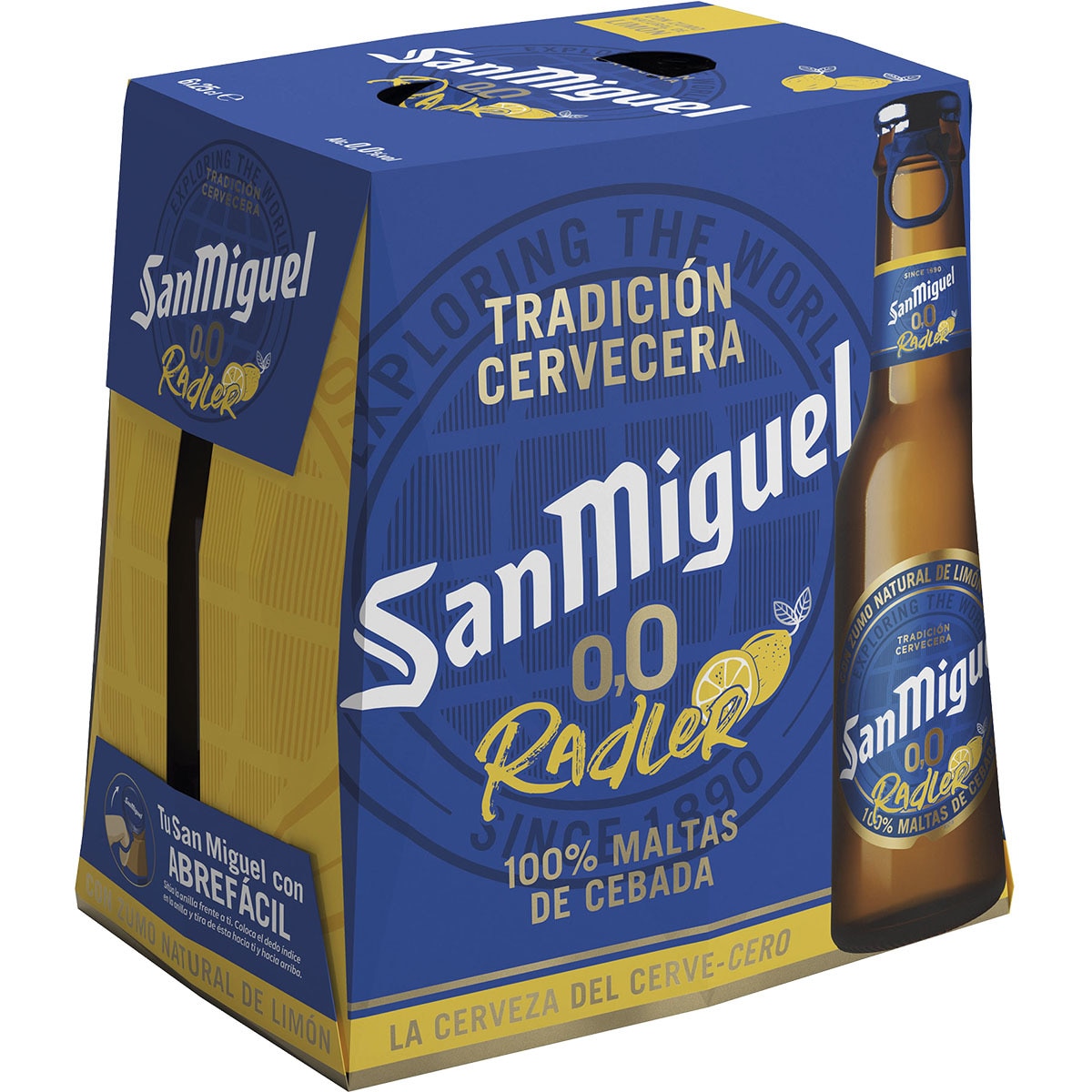 Alcohol-free shandy beer with natural lemon juice 6-pack bottles 25 cl ...