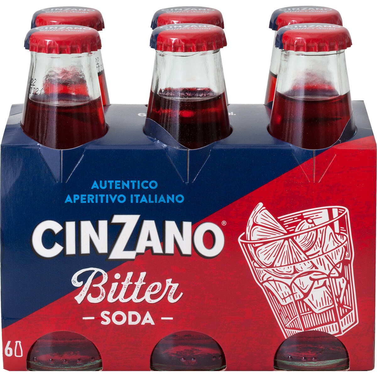 Comprar Bitter soda pack 6x10 cl botellas 60 cl · CINZANO ...