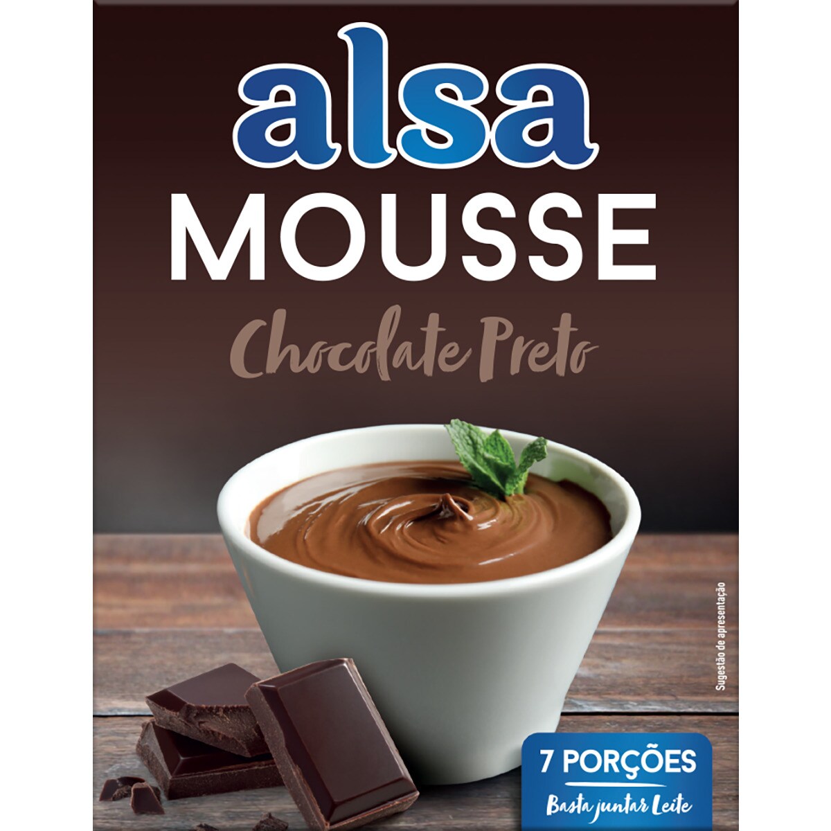 Mousse de Chocolate Preto embalagem 148 g · Alsa · Supermercado El ...