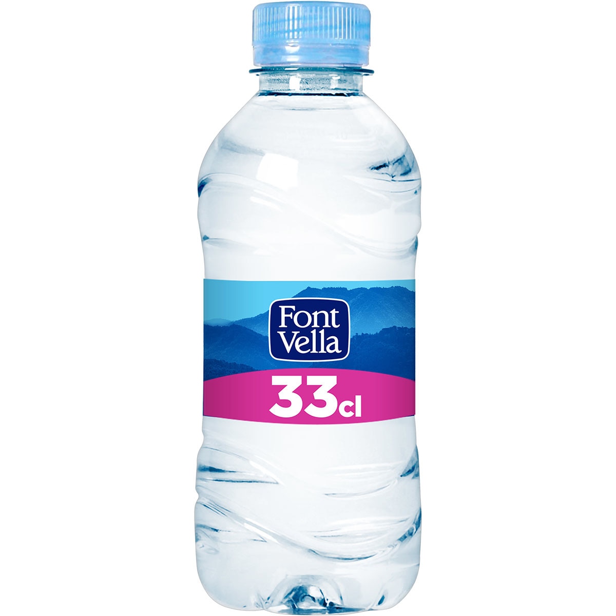 Agua mineral natural botella 33 cl · FONT VELLA · Supermercado El Corte ...