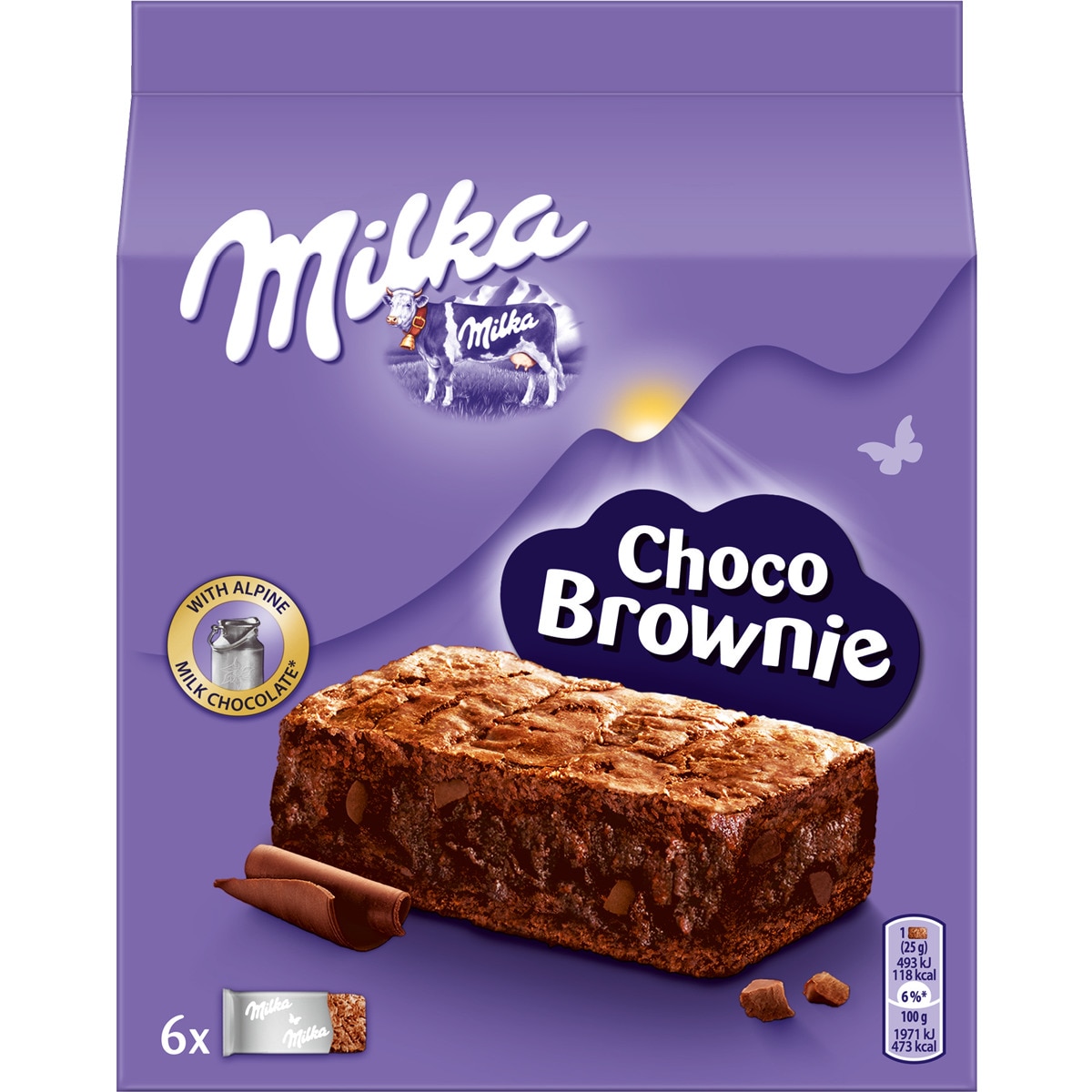 Brownies de Chocolate de Leite embalagem 150 g · Milka · Supermercado ...