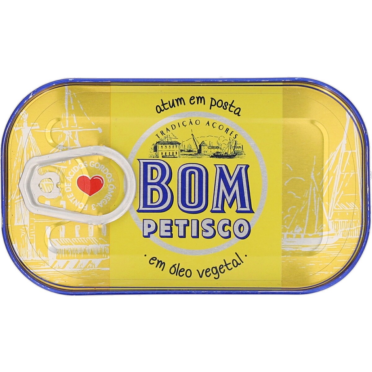Comprar Atum Posta em Óleo Vegetal lata 120 g · Bom Petisco ...