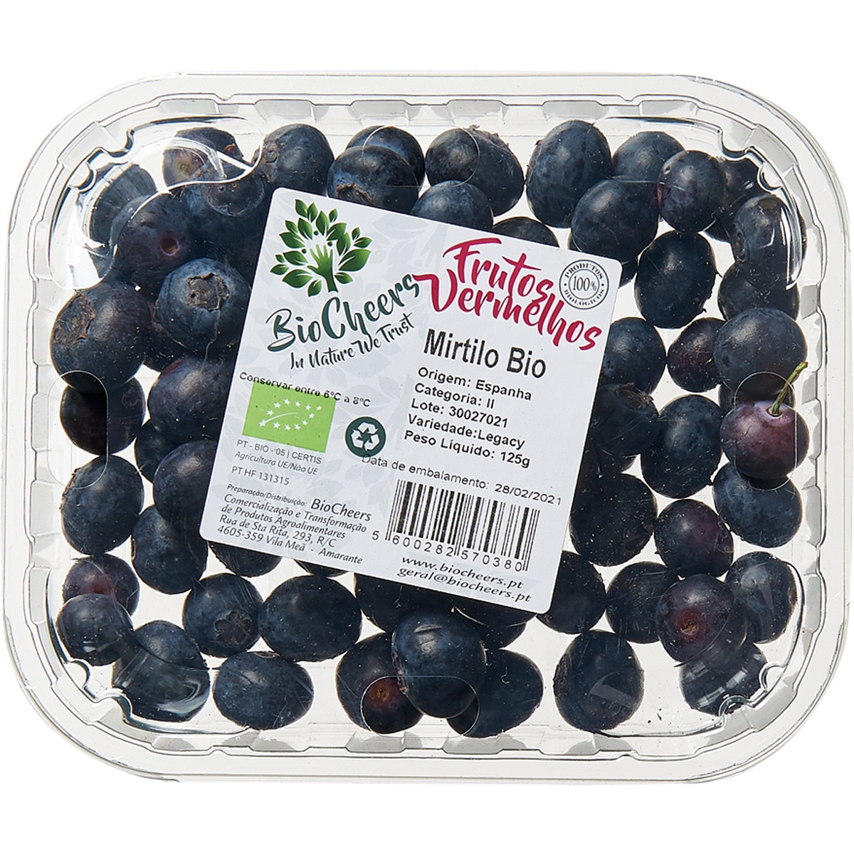 Mirtilo Biológico embalagem 125 g · Supermercado El Corte Inglés El ...
