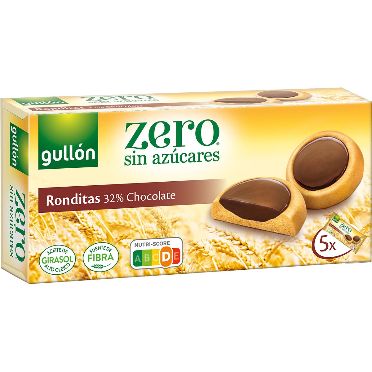 Comprar Ronditas galletas Ronditas con 32% chocolate sin azúcares caja ...