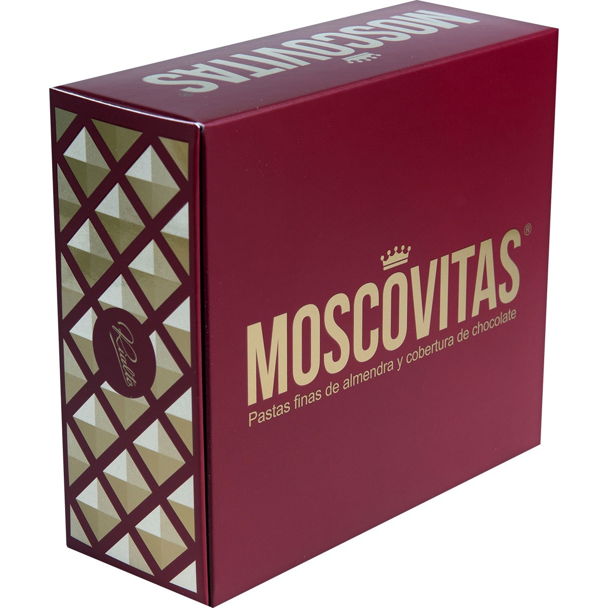 Almond and cream thin pastries with chocolate coating case 250 g ...