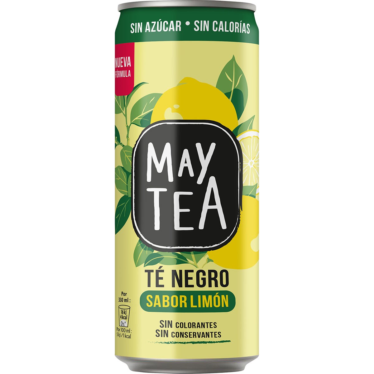 Comprar refresco de té negro sabor limón sin azúcar sin calorías lata ...