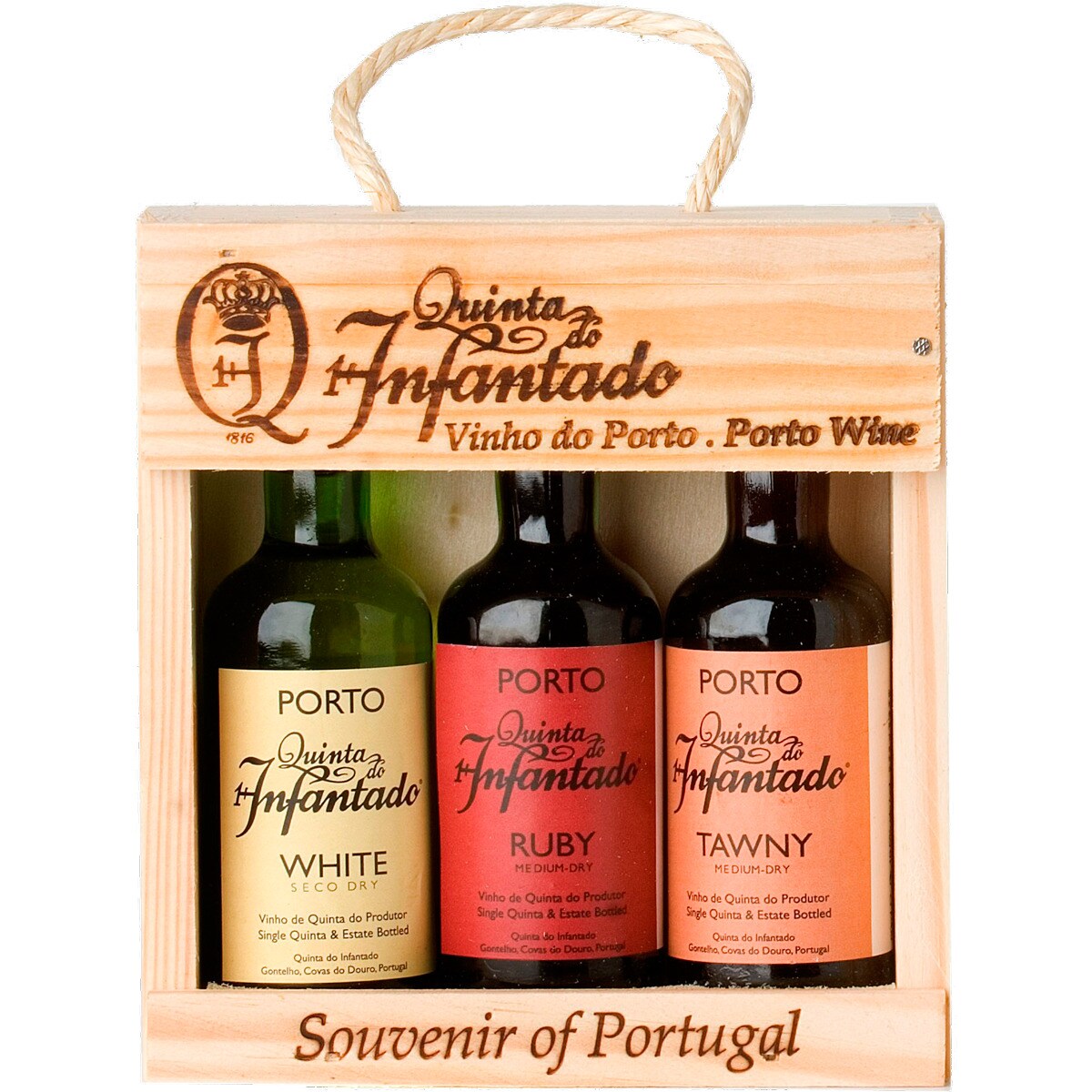 Vinho do Porto Miniaturas Pack 3 garrafa 5 cl · Quinta do Infantado ...