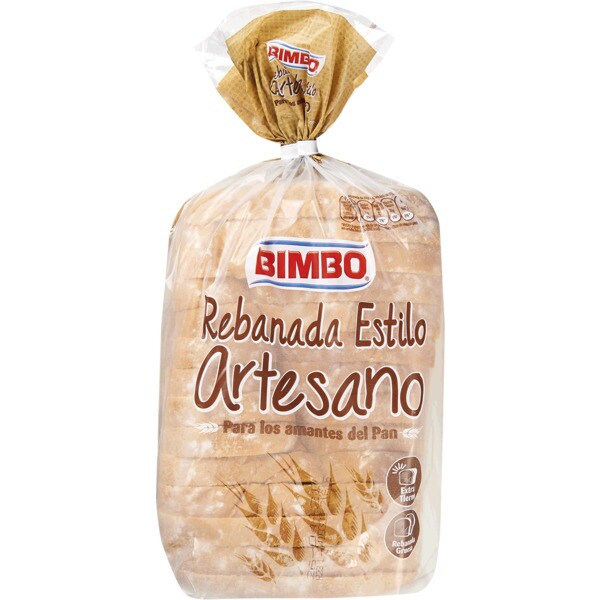 Pão Fatiado Estilo Artesanal embalagem 550 g - BIMBO - Nutripédia