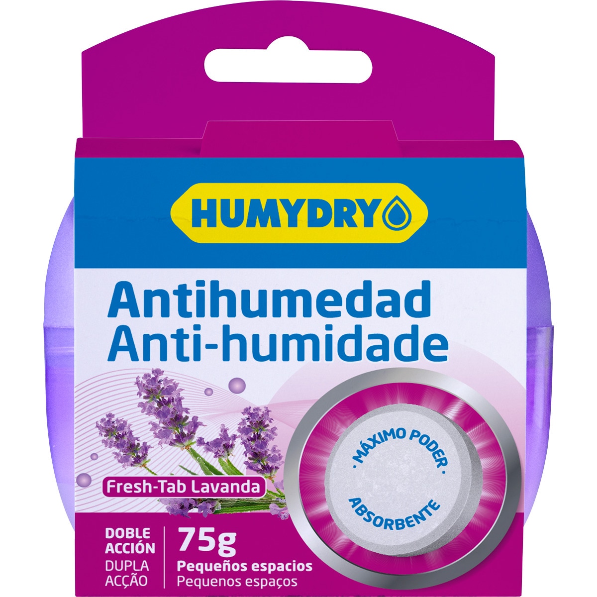 Ambientador Anti-Humidade Duplo Mini de Lavanda embalagem 75 g ...