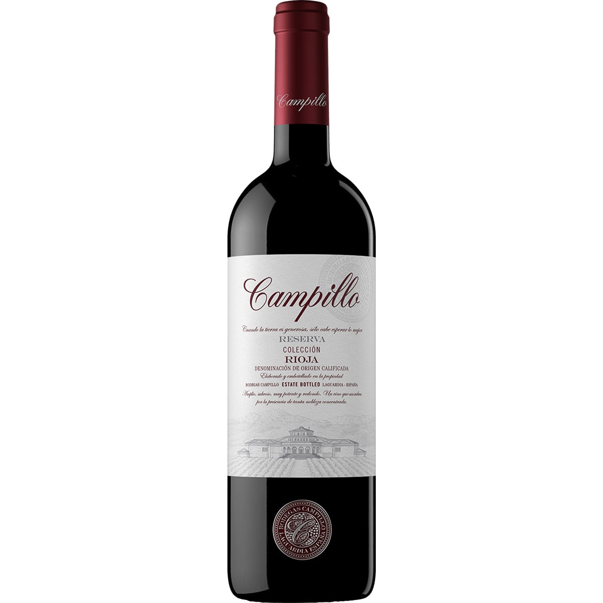Vino tinto reserva selecta DOCa Rioja botella 75 cl · CAMPILLO ...