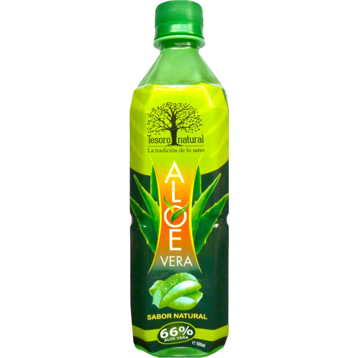 Bebida de aloe vera sabor natural botella 50 cl · TESORO NATURAL ...