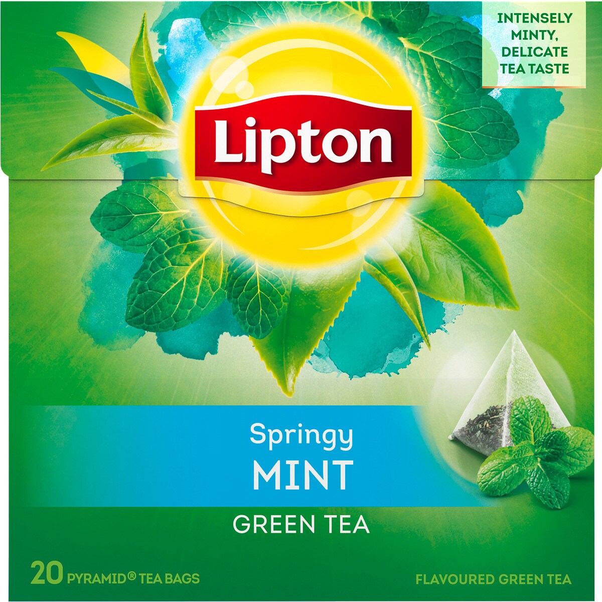 Chá Verde Springy Mint embalagem 20 unidades · Lipton · Supermercado El ...
