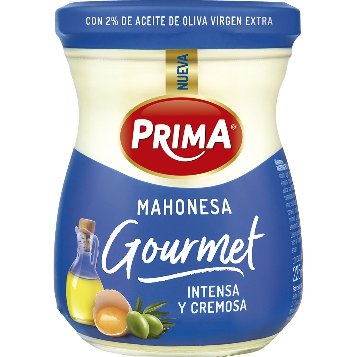 Intense and creamy gourmet mayonnaise flask 225 ml · PRIMA ...