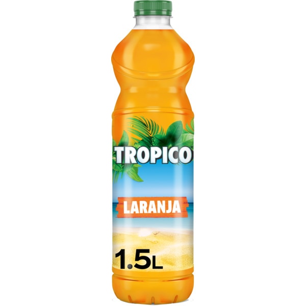 Refrigerante de Laranja sem Gás garrafa 1 , 5 L - TROPICO - Nutripédia