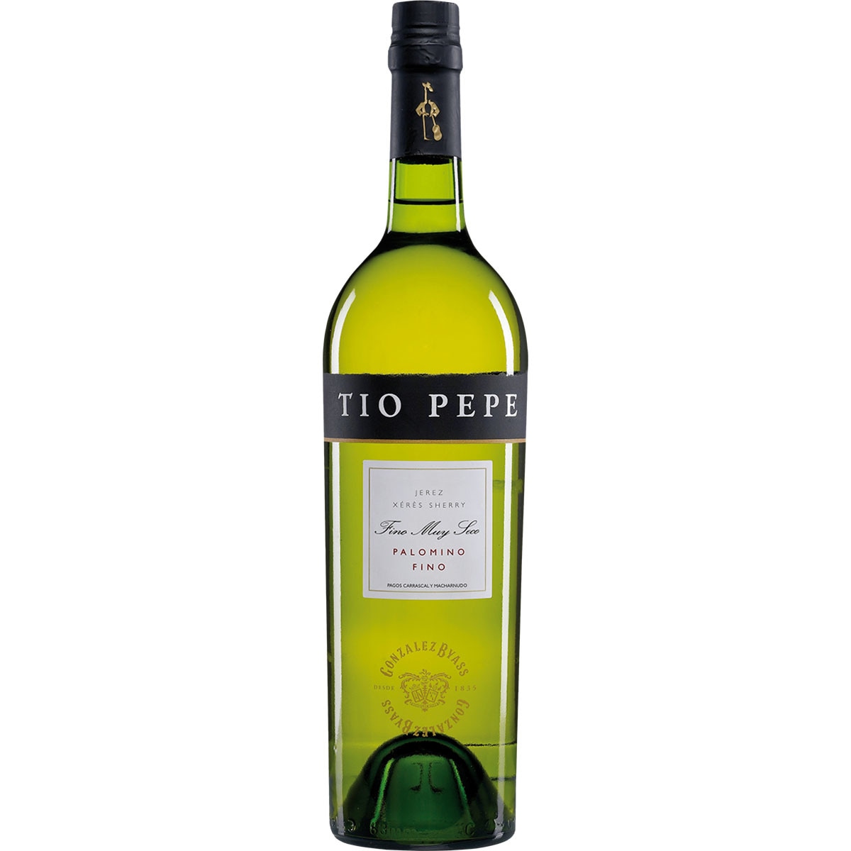 Vino fino seco DO Jerez-Xérès-Sherry botella 75 cl · TIO PEPE ...