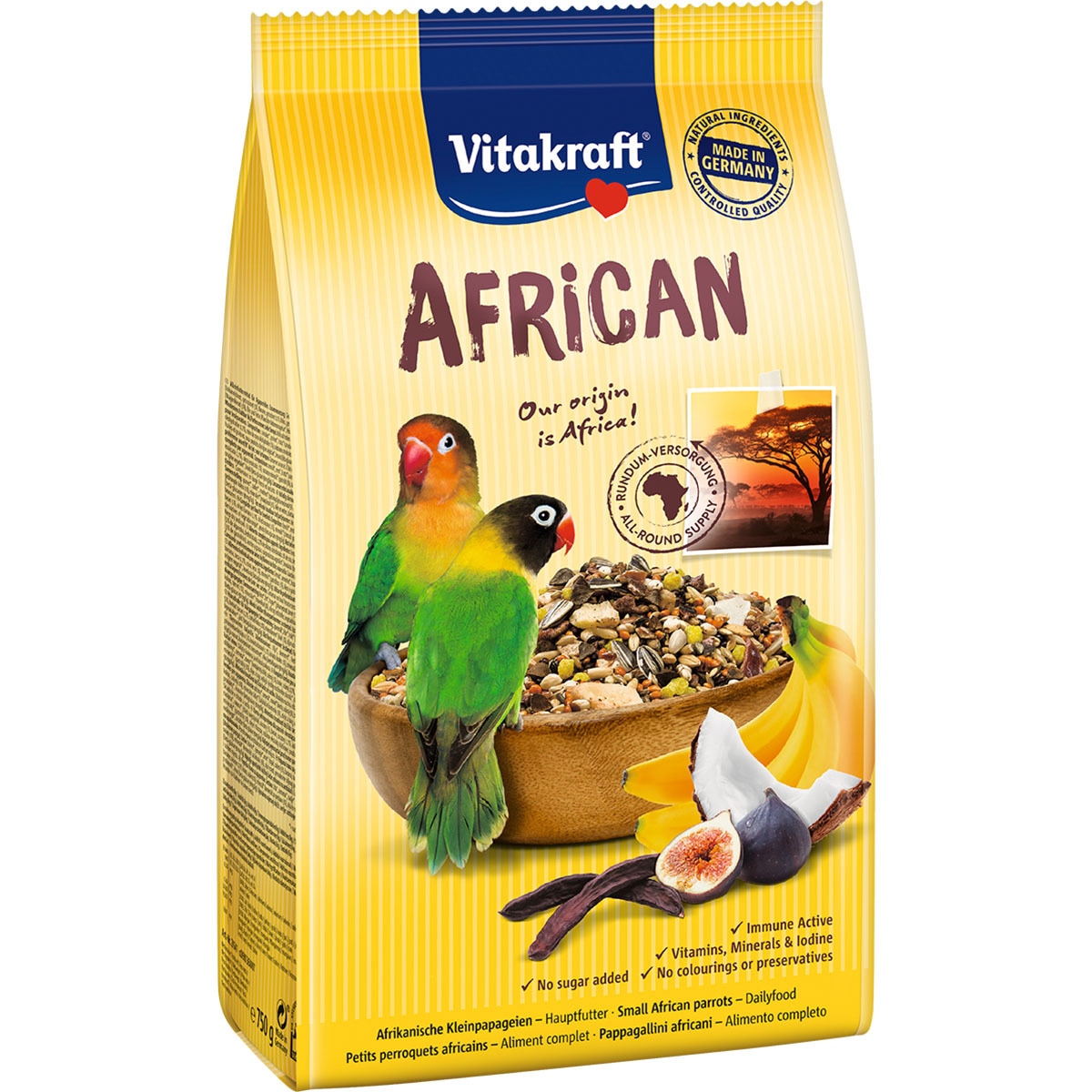 African food for African lovebirds packet 750 g · VITAKRAFT ...