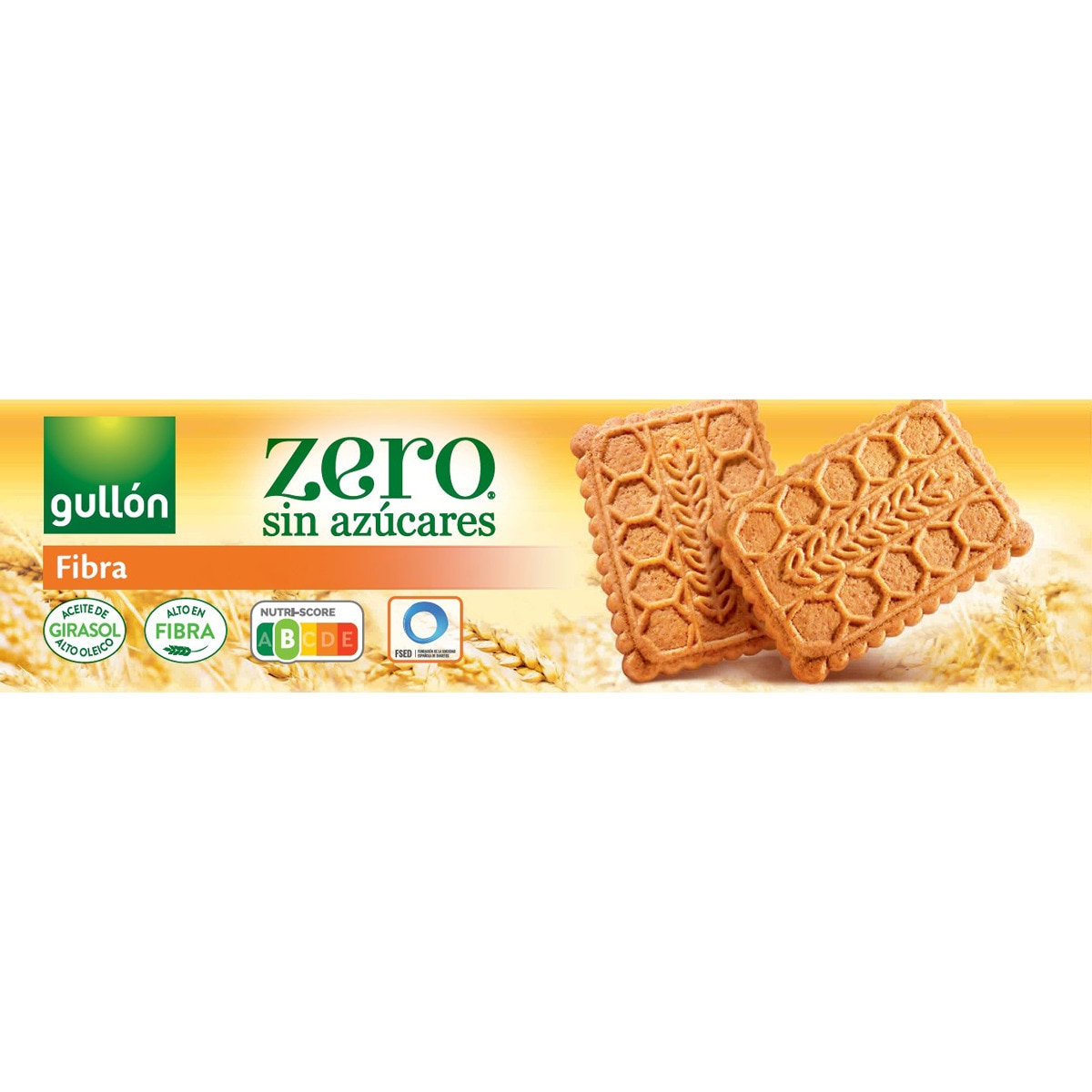 Bolachas de Fibra Integral sem Açúcar embalagem 170 g · Gullón Zero ...