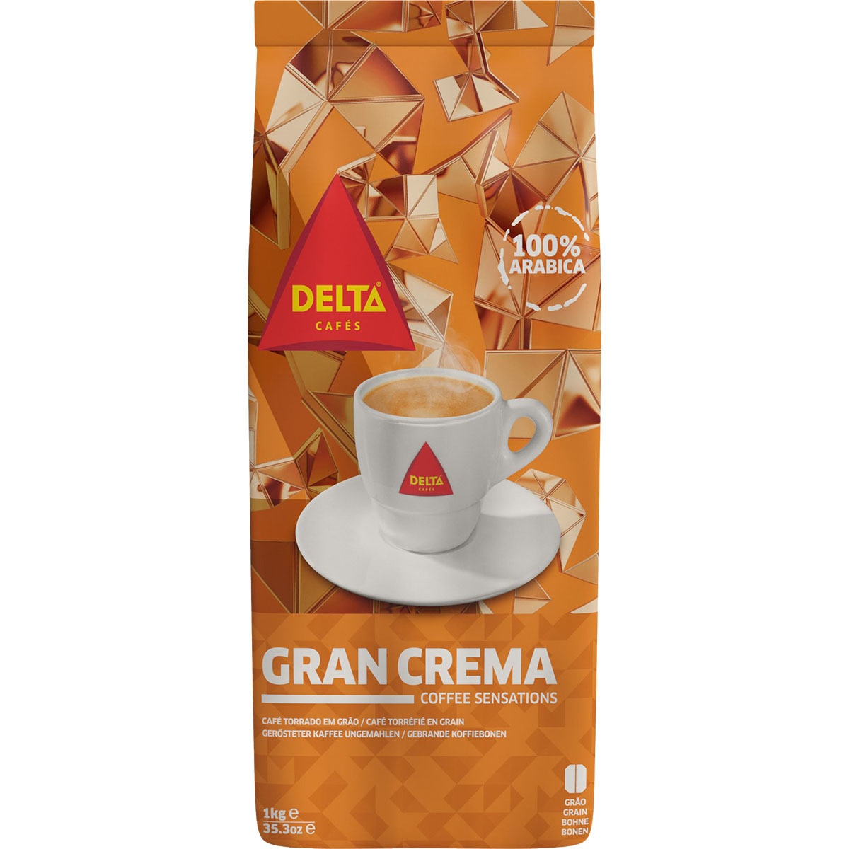 Café en grano Gran Crema paquete 1 kg · DELTA · Supermercado El Corte ...