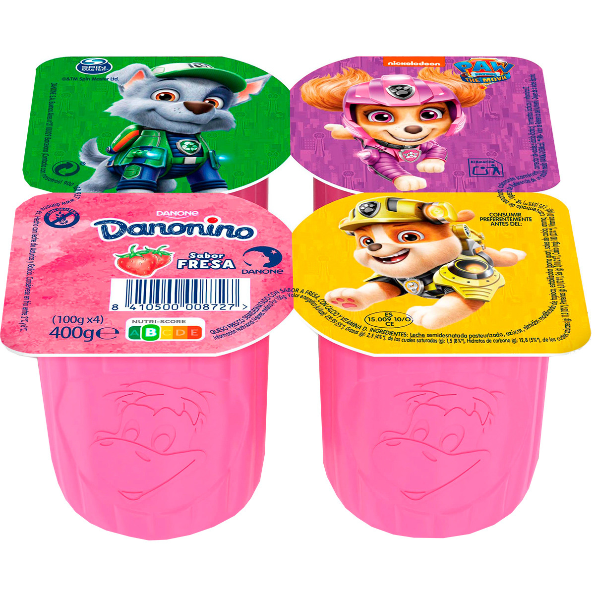 Comprar yogur petit suisse sabor fresa maxi sin gluten pack 4 unidades ...