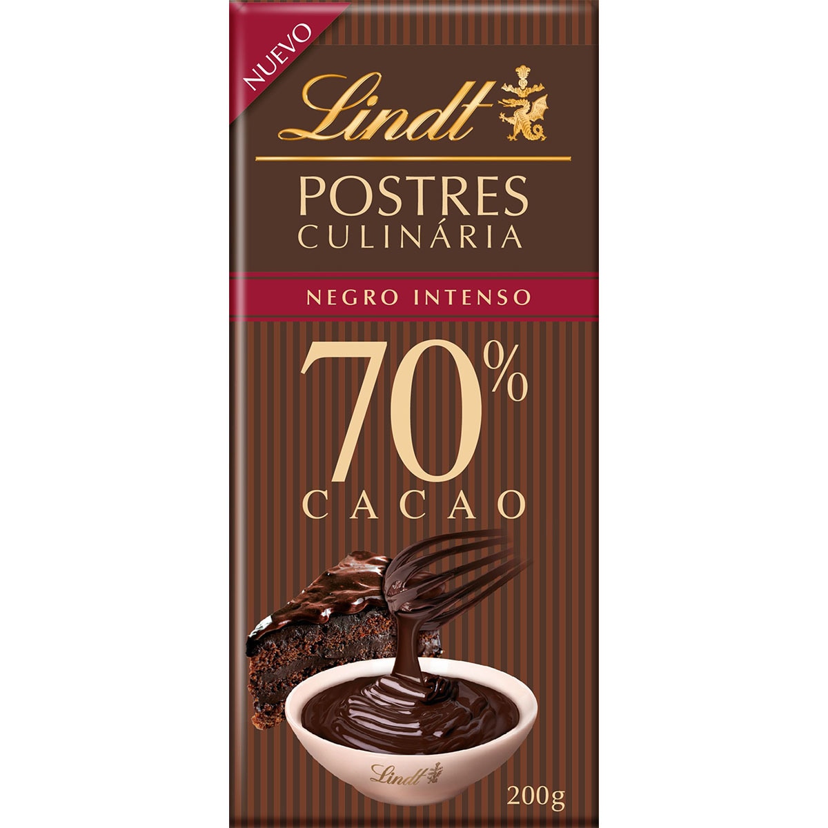 Chocolate negro intenso de repostería y postres 70% cacao para fundir ...