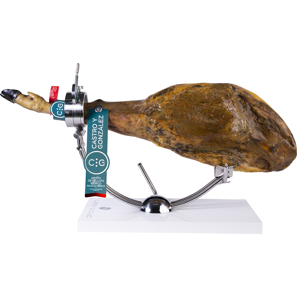 jamón de bellota ibérico 75% raza ibérica corte a cuchillo · CASTRO Y ...