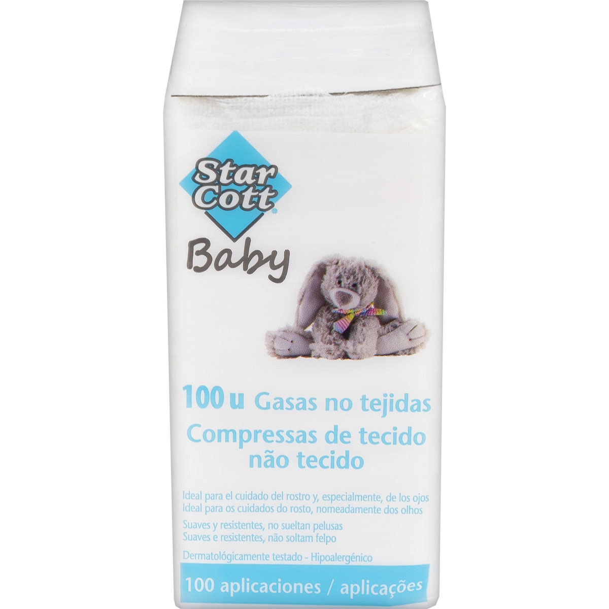 Comprar Baby gasas no tejidas envase 100 unidades · STAR COTT ...