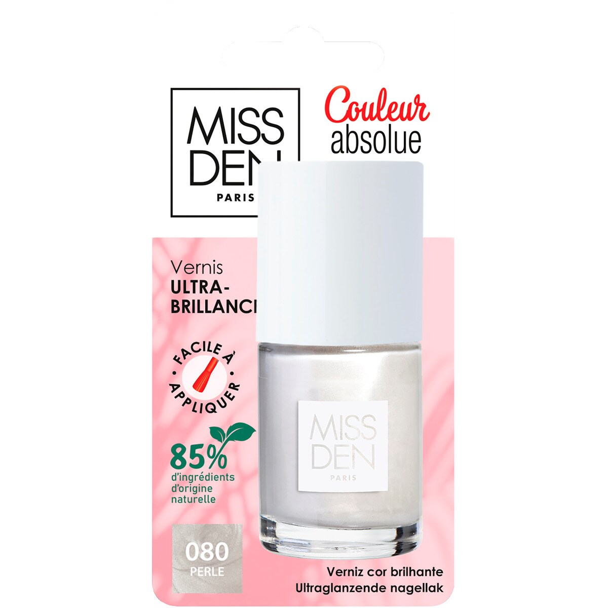 Verniz Perle Nº 80 embalagem 10 ml · Miss Den Paris · Supermercado El ...