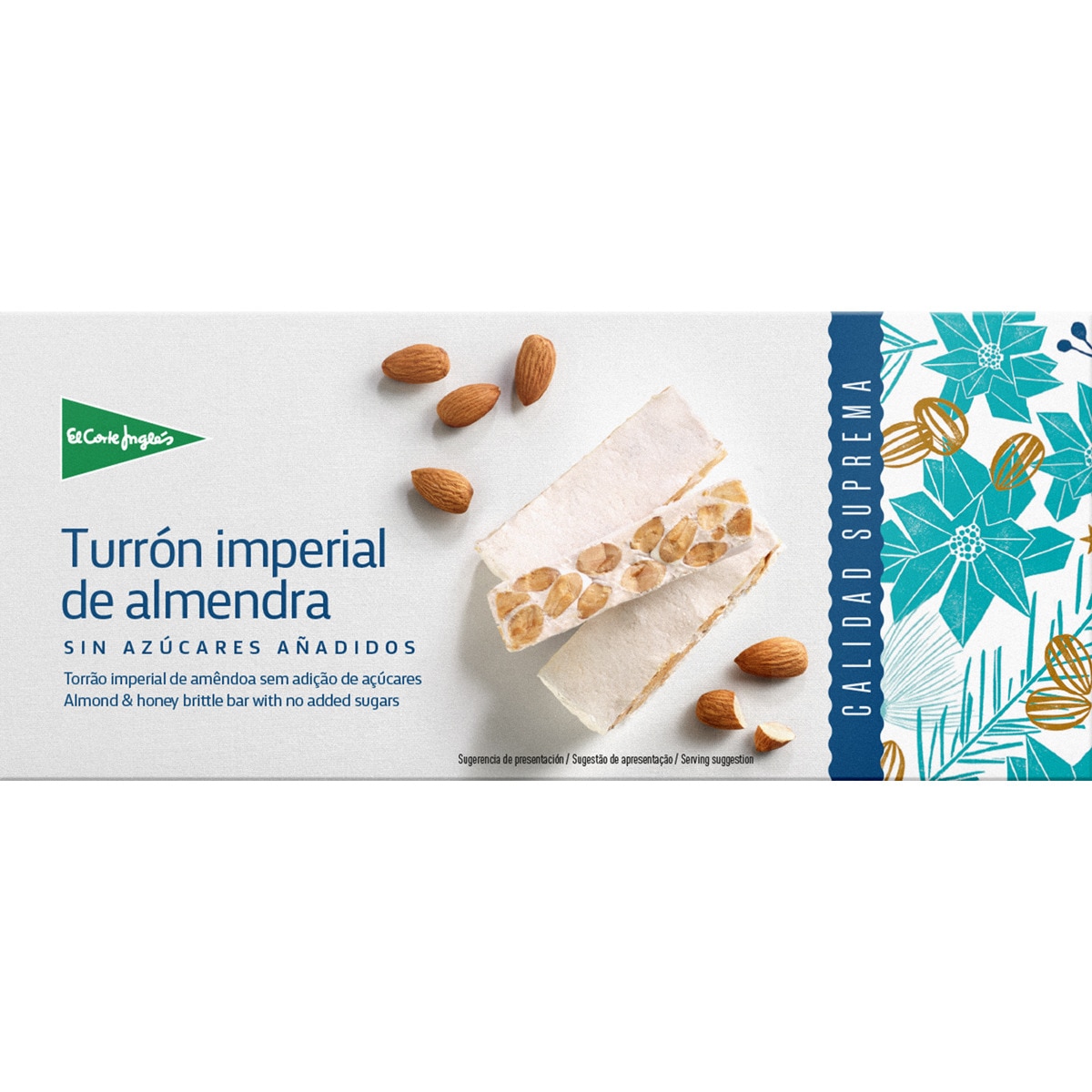 turrón imperial de almendra sin azúcares añadidos Calidad Suprema ...