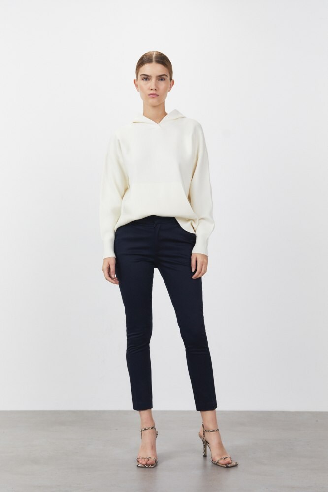 Pantalón satén básico - Mujer | Pantalones