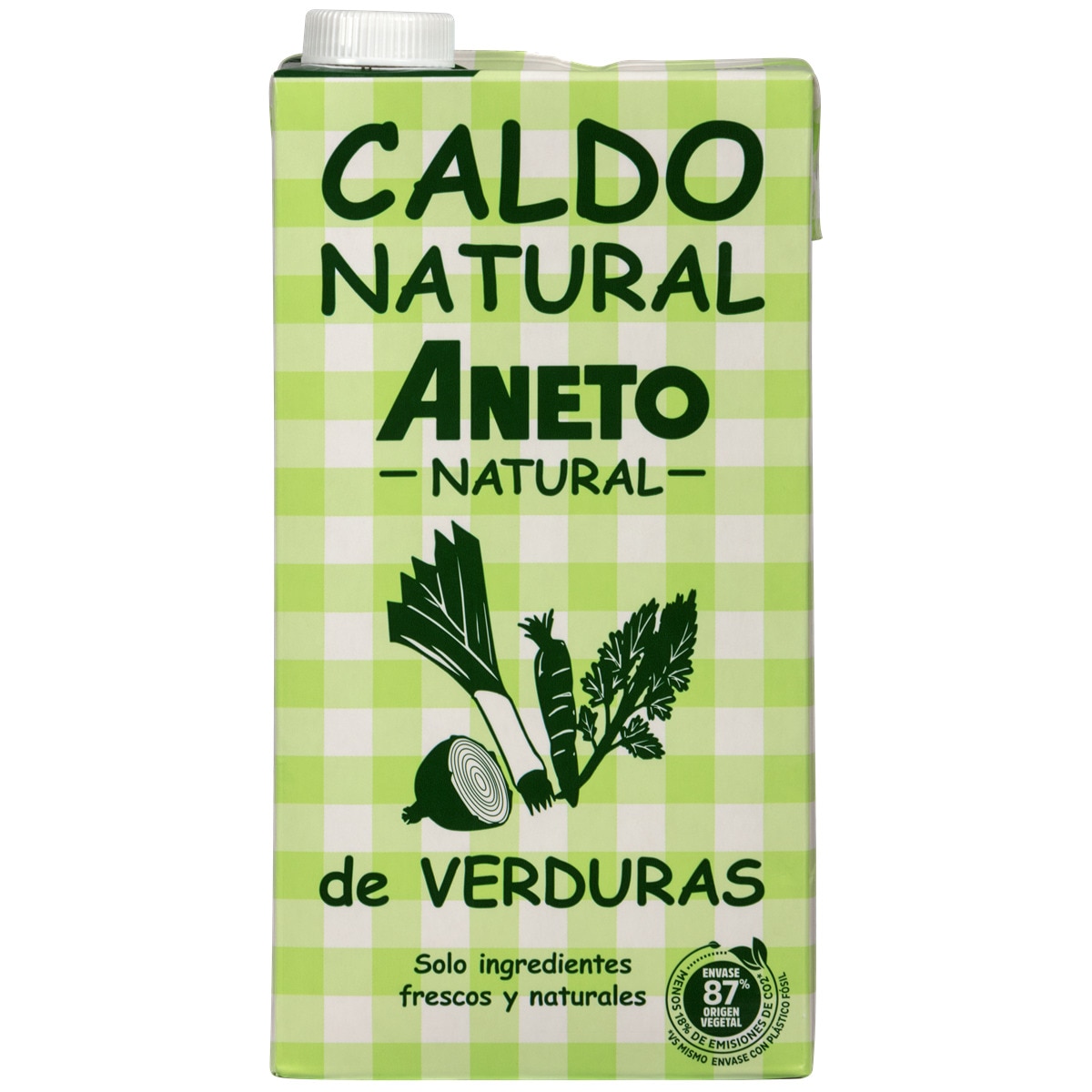 Caldo Natural de Verduras embalagem 1 L · Aneto · Supermercado El Corte ...