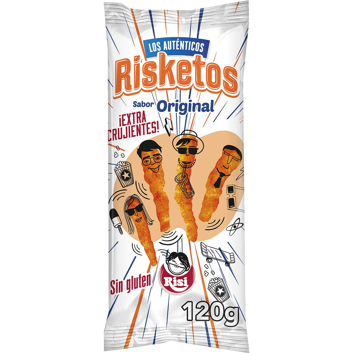 Risketos snack Sin Gluten bolsa 120 g · RISI · Supermercado El Corte Inglés