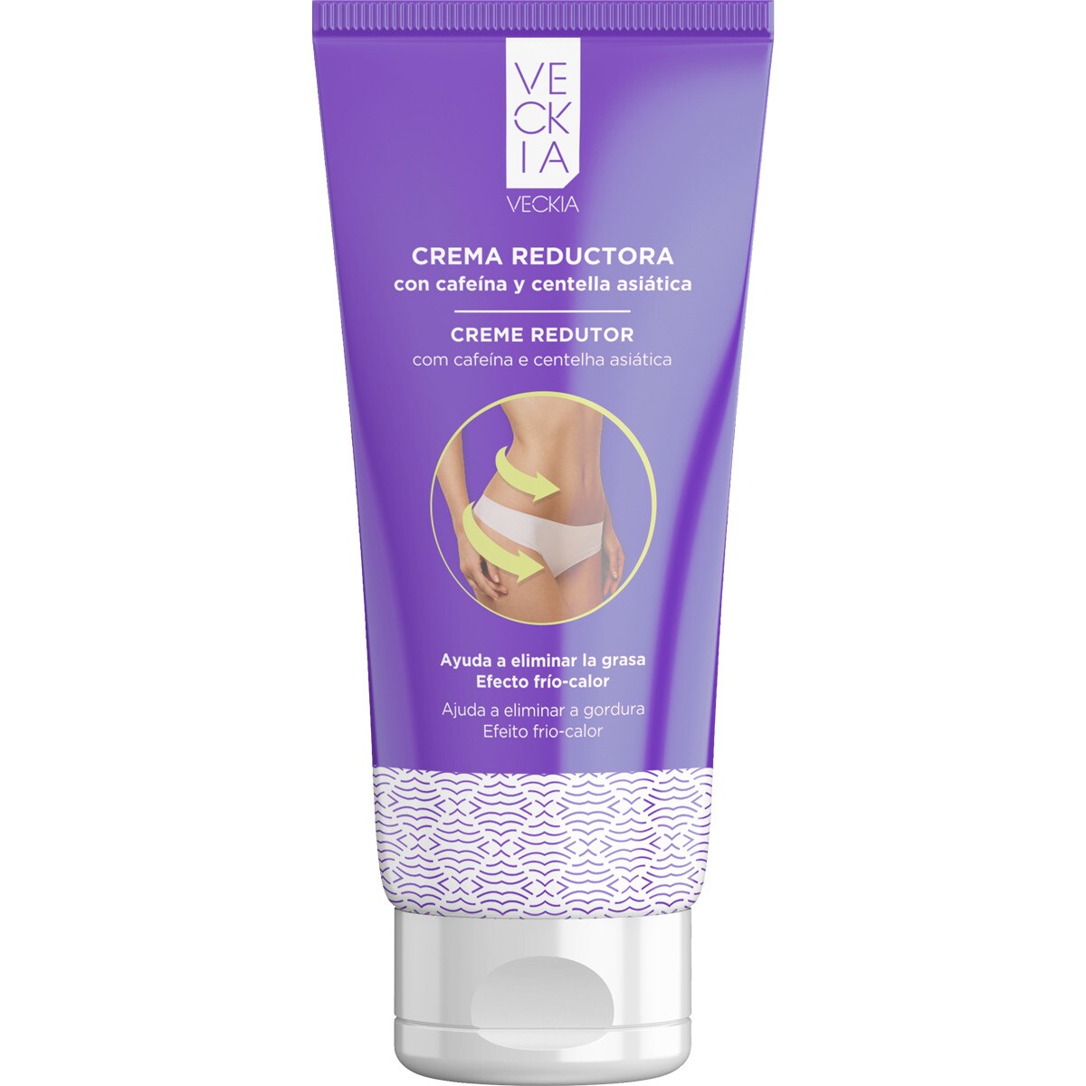 Crema reductora con cafeína y centella asiática efecto frío-calor tubo ...