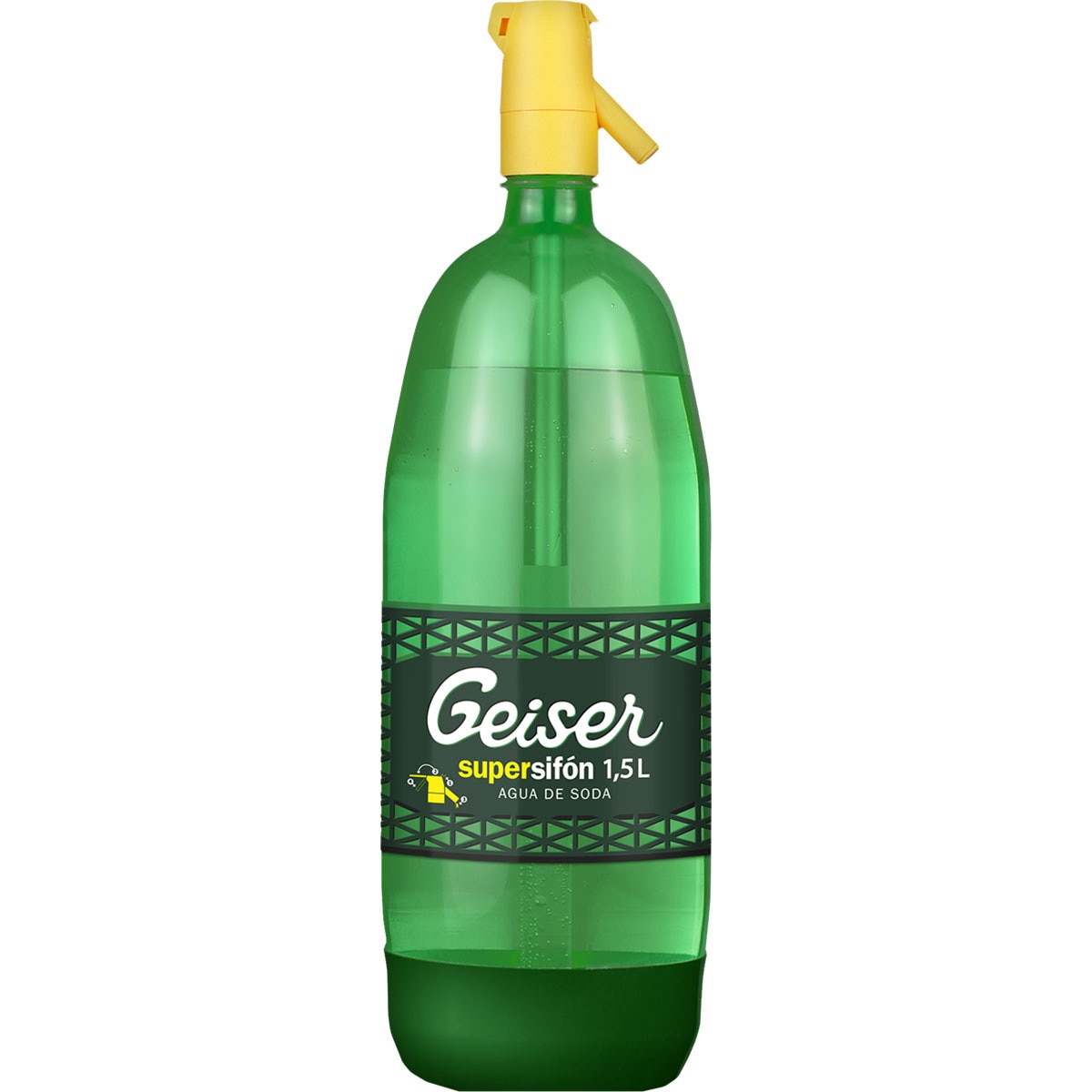 Agua de soda geiser botella 1,5 l con dosificador sifón · GEISER ...
