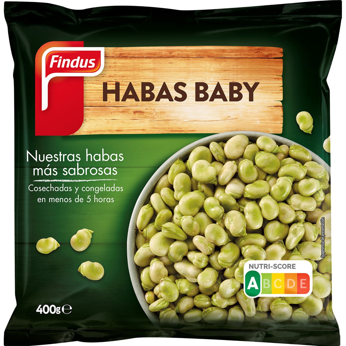 Baby broad beans bag 400 g · FINDUS · Supermercado El Corte Inglés