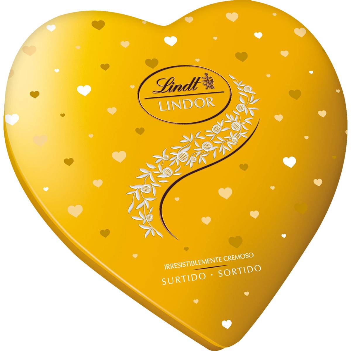 Chocolate selection in a heart-shaped case 250 g · LINDT LINDOR ...