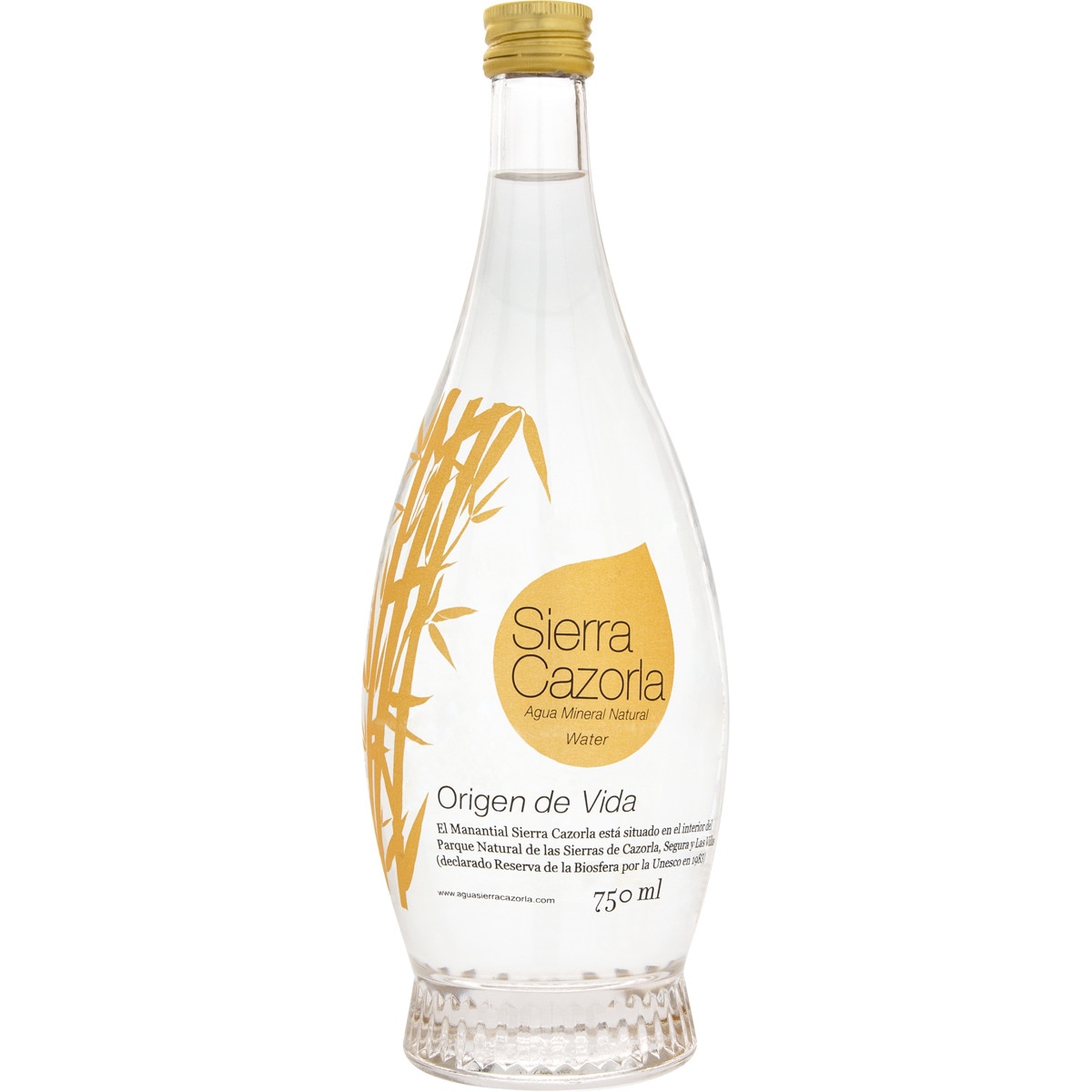 Imperial agua mineral natural botella 75 cl (envase de vidrio) · SIERRA ...