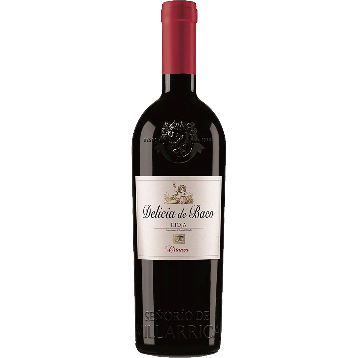 Crianza red wine DOCa Rioja bottle 75 cl · DELICIA DE BACO ...