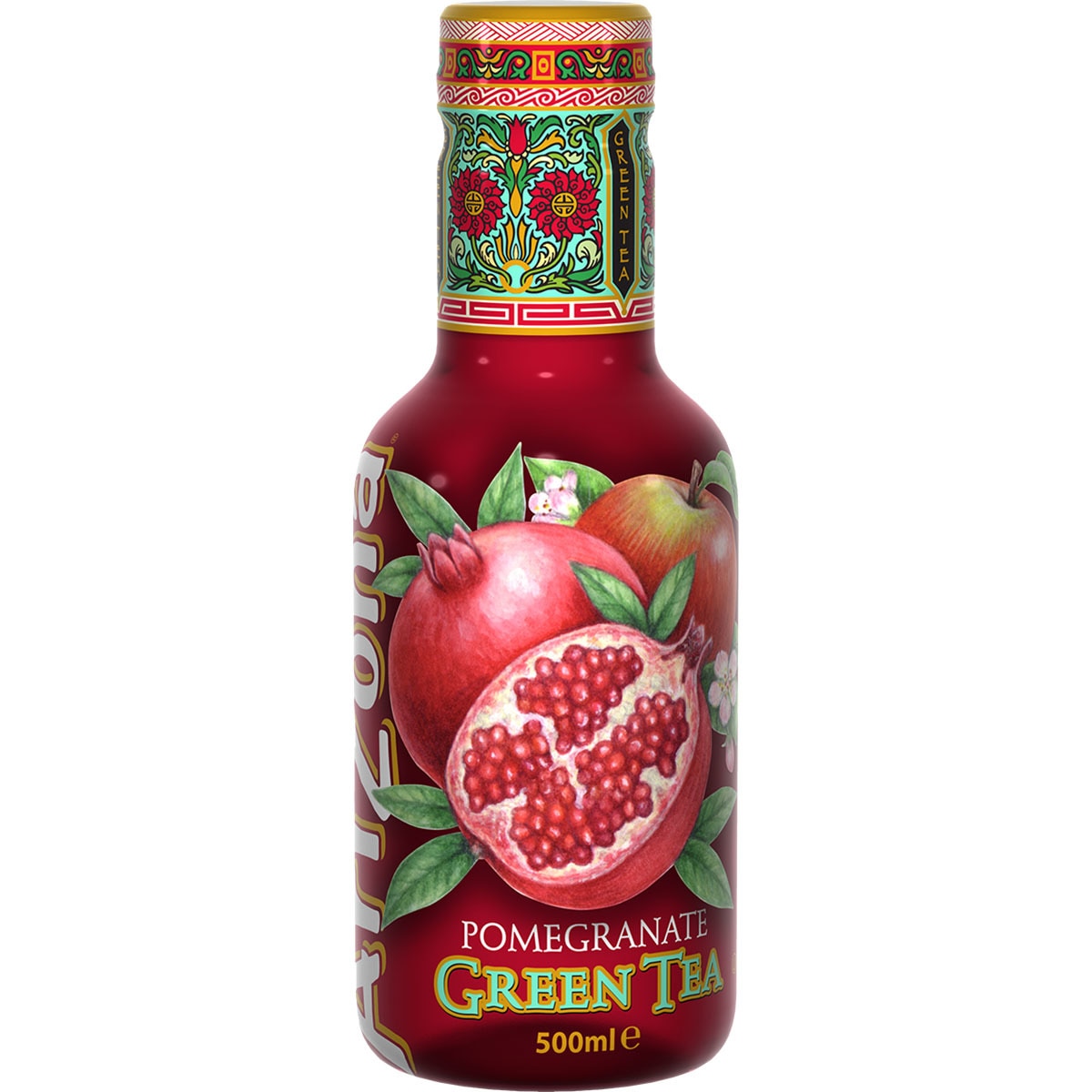 Refresco de té verde con granada botella 50 cl · ARIZONA · Supermercado ...
