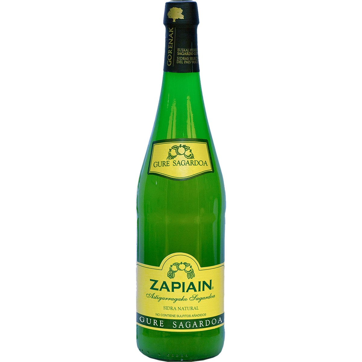 sidra natural vasca botella 75 cl · ZAPIAIN · Supermercado Hipercor