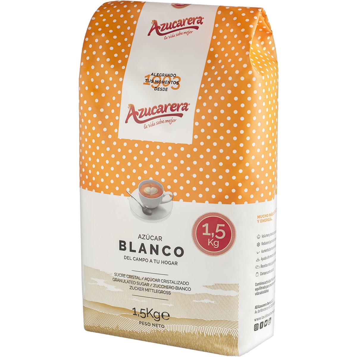 Azúcar blanco bolsa 1,5 kg · AZUCARERA · Supermercado El Corte Inglés ...